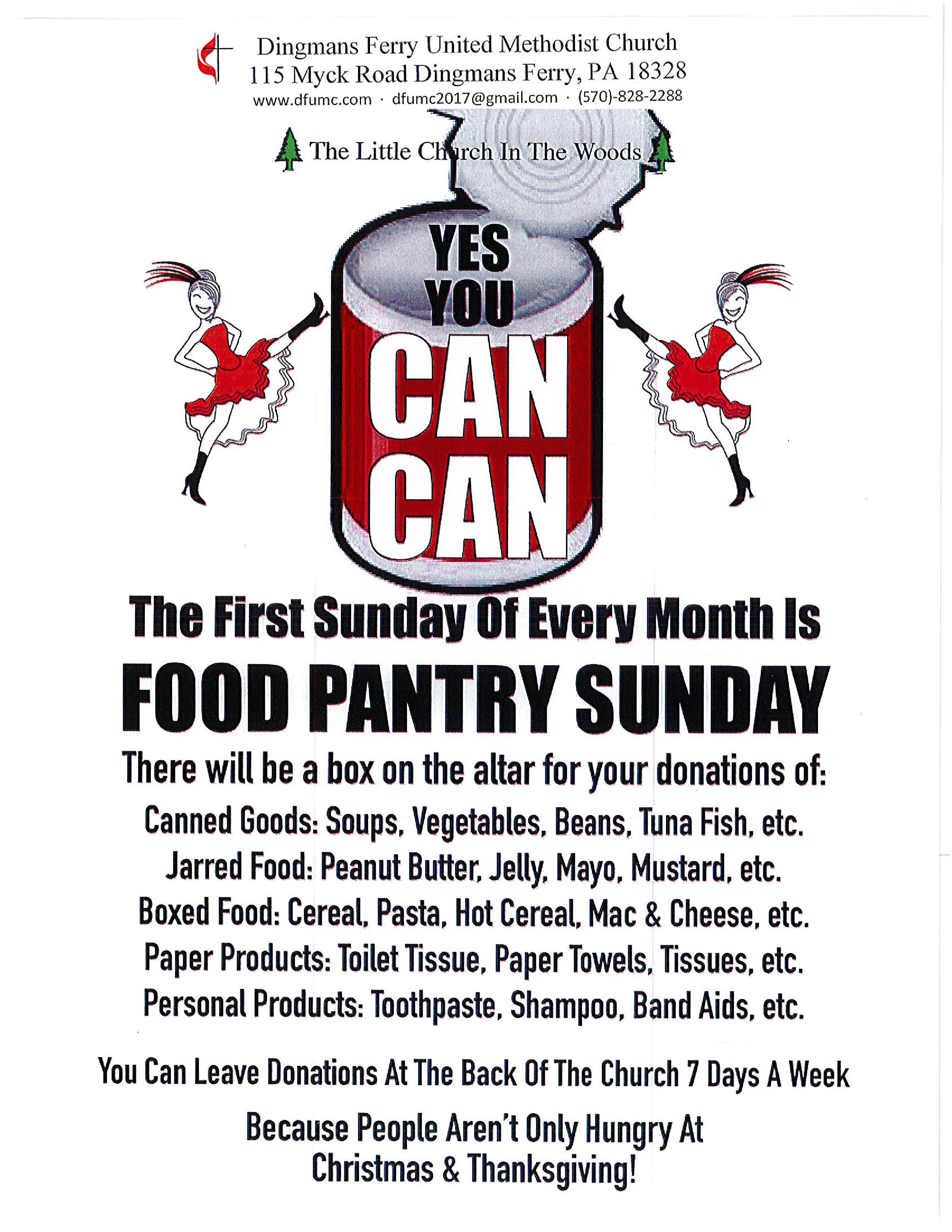 Food Pantry Sunday